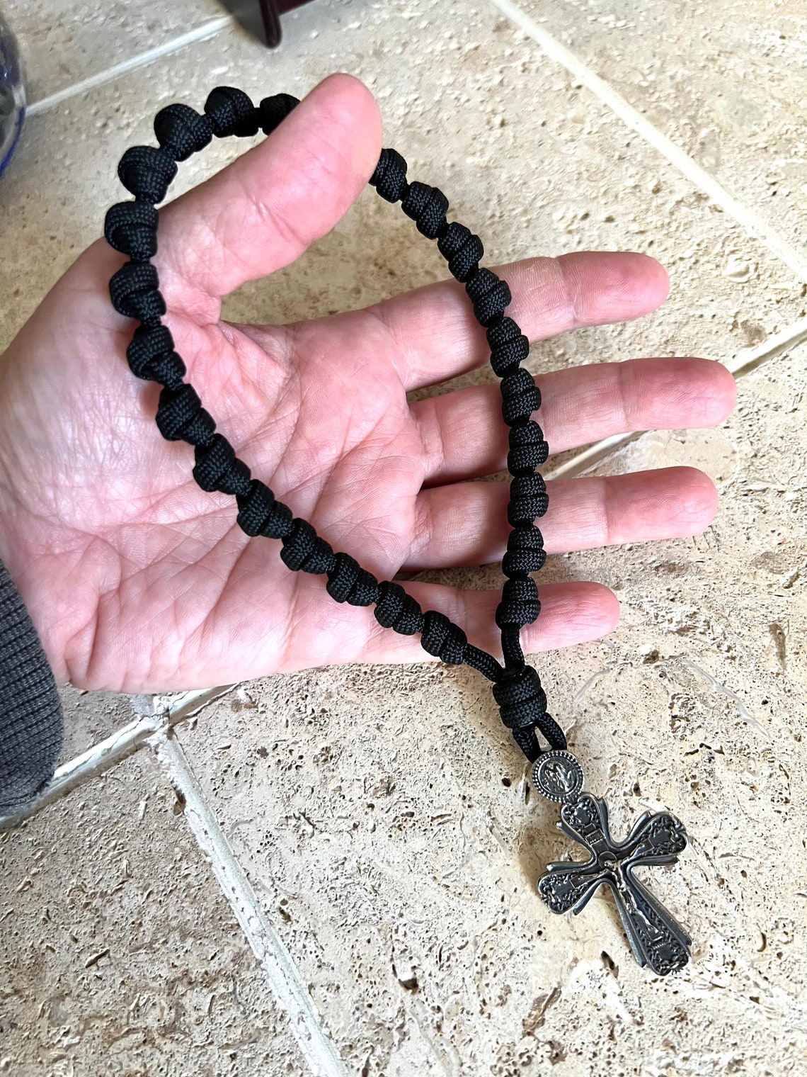 Prayer Rope Chotki 25 Barrel Knots With Stainless Steel Crucifix #550 ...