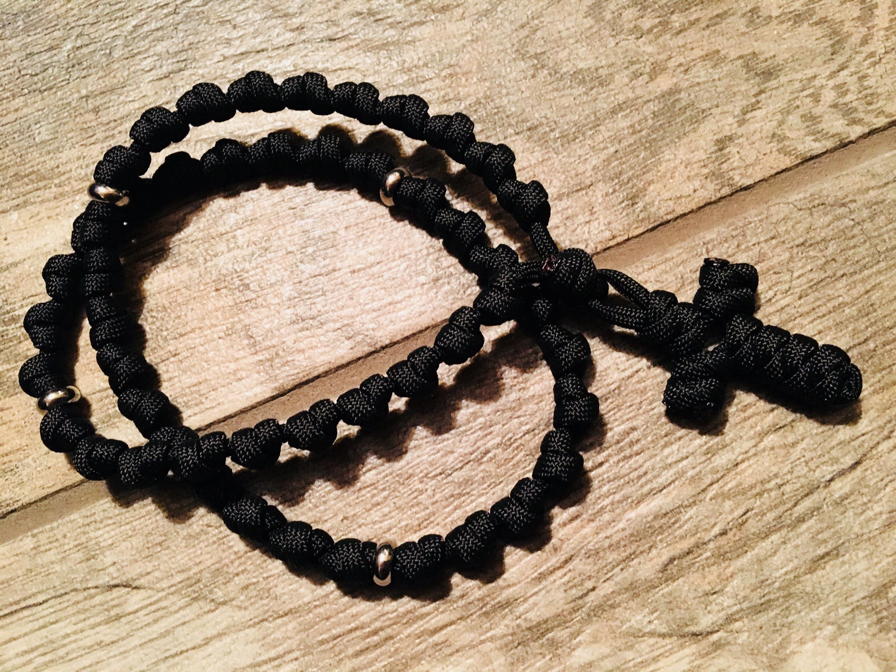 Black Eastern Orthodox Prayer Rope Chotki 50 barrel knots 550 | Etsy