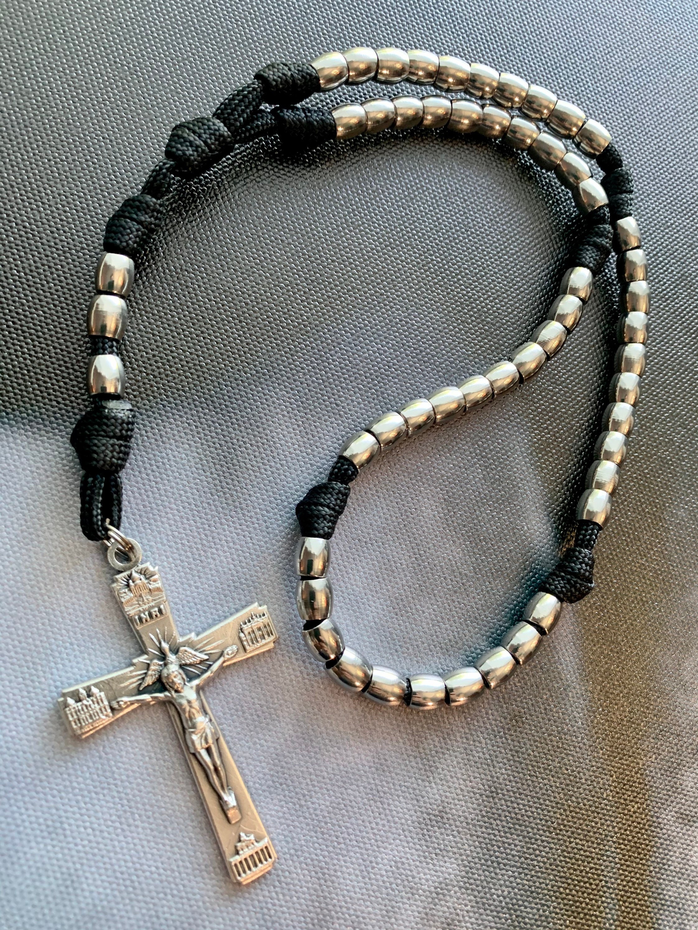 Miniature 12 Catholic Rosary W/stainless Steel 6mm Barrel | Etsy