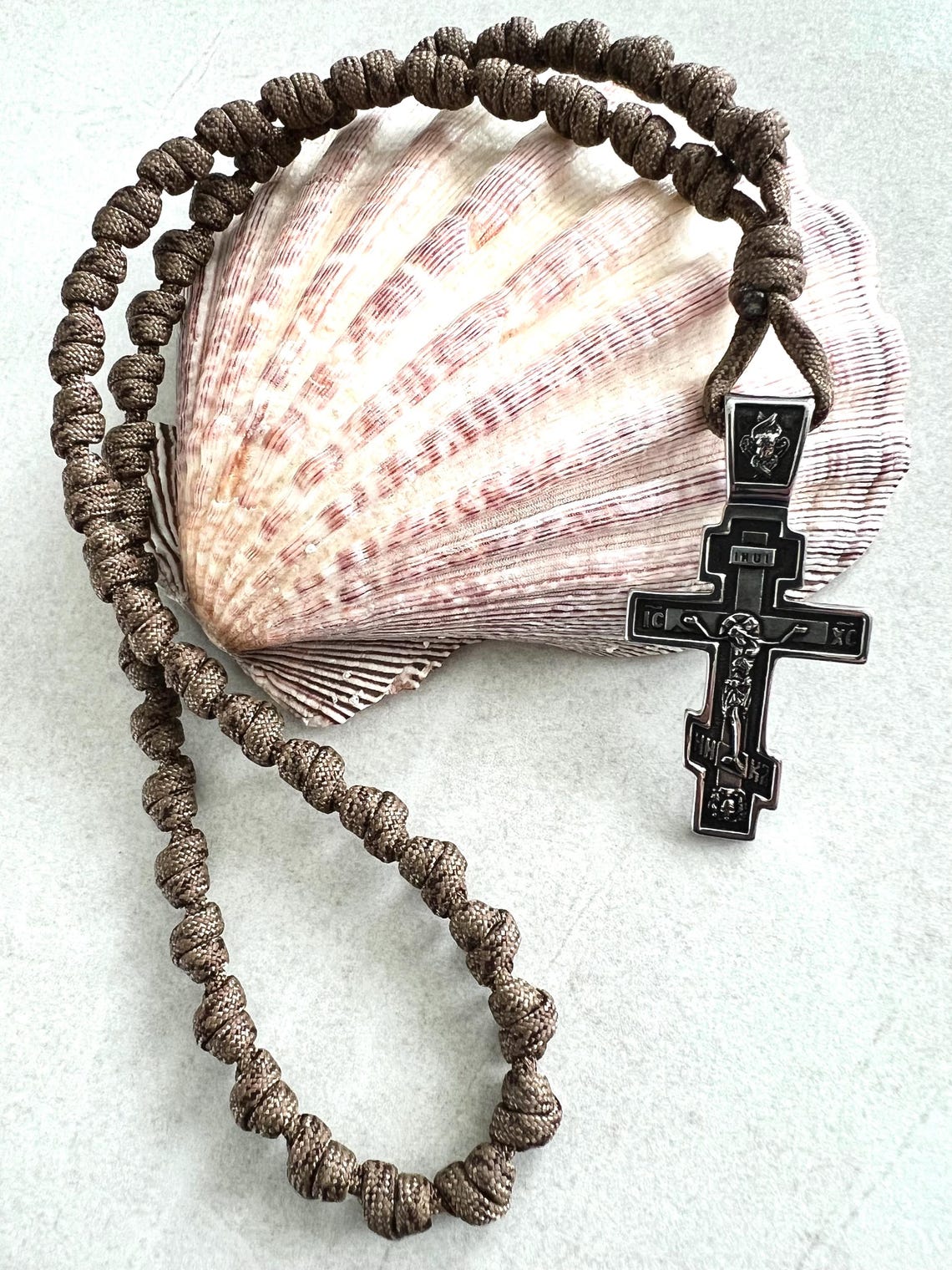 Digital Brown Camo Eastern Orthodox Prayer Rope Chotki 50 Barrel Knots ...