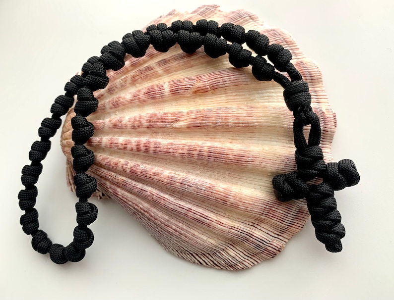 Black Eastern Orthodox Prayer Rope Chotki 33 Barrel Knots 550 - Etsy