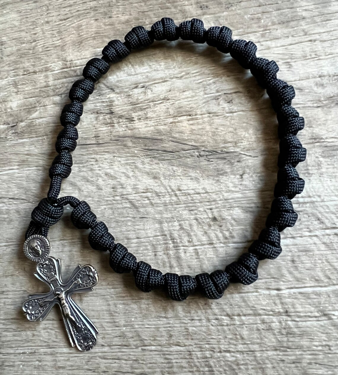 Prayer Rope Chotki 25 Barrel Knots With Stainless Steel Crucifix #550 ...