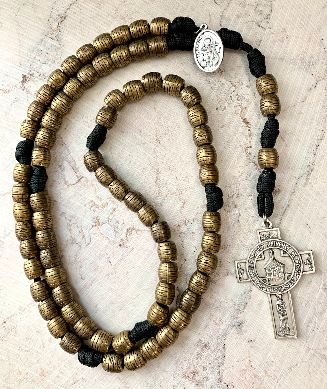 The Order of St Francis Franciscan Crown Rosary w/Bronze CCB | Etsy