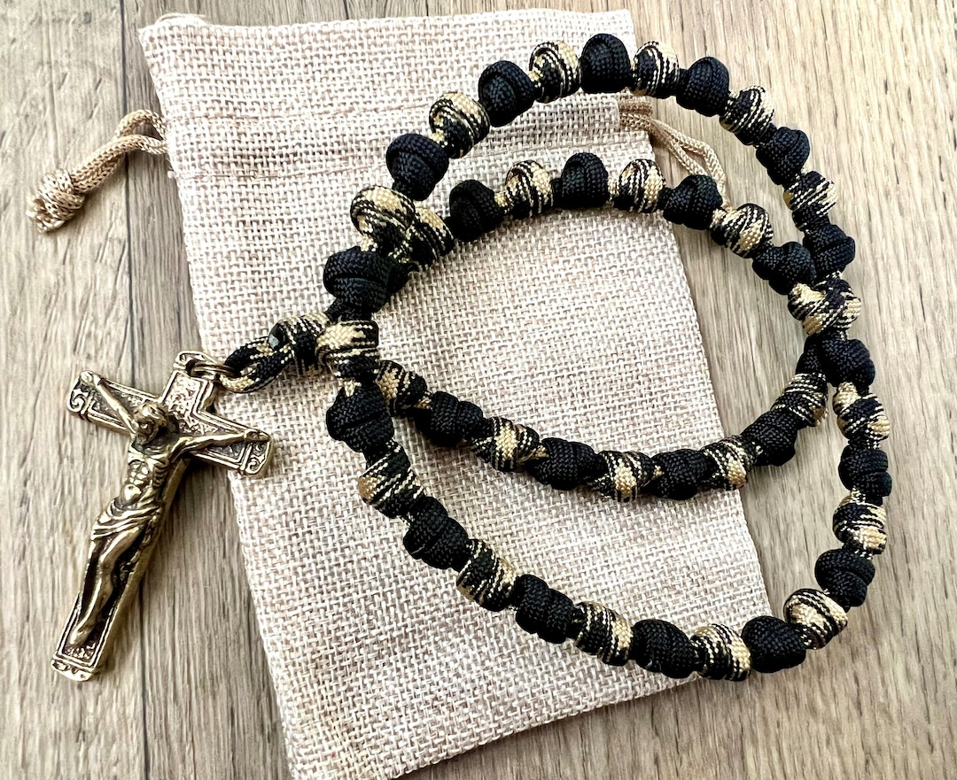 Double Rope #550 Paracord Prayer Rope Chotki 50 Barrel Knots. Solid ...