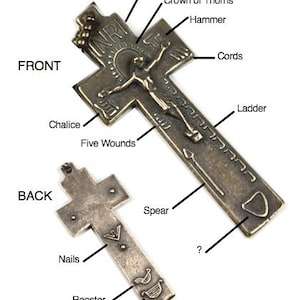 Stainless Steel 8mm Ball Chain Irish Penal Rosary, One Decade. Choice ...