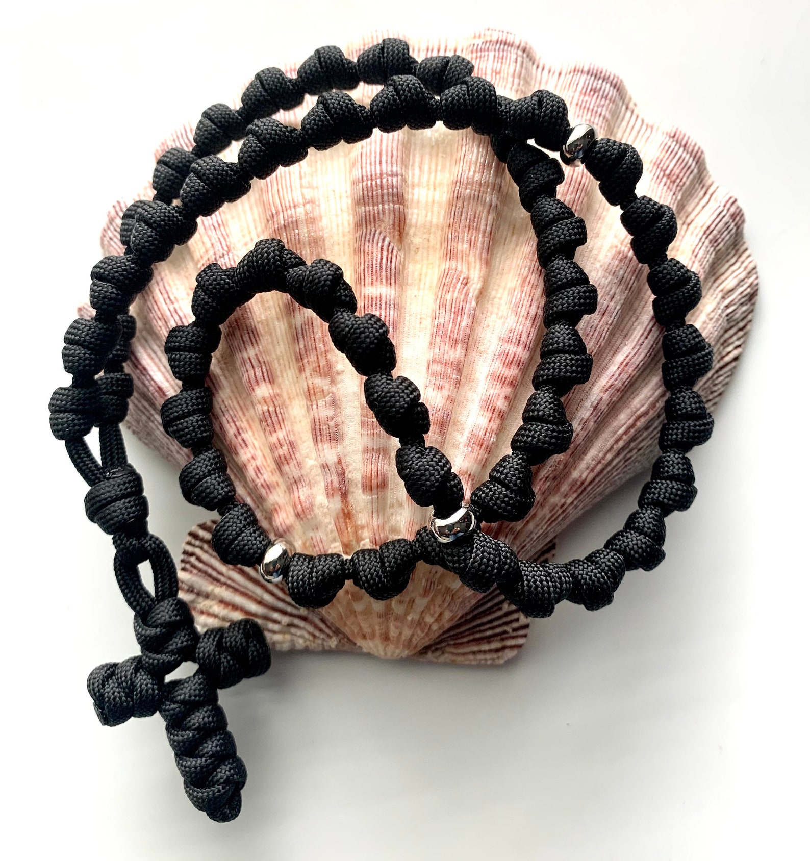 Black Eastern Orthodox Prayer Rope Chotki 50 Barrel Knots 550 - Etsy