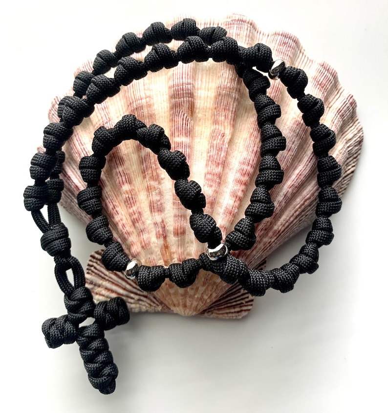 Black Eastern Orthodox Prayer Rope Chotki 50 Barrel Knots 550 - Etsy
