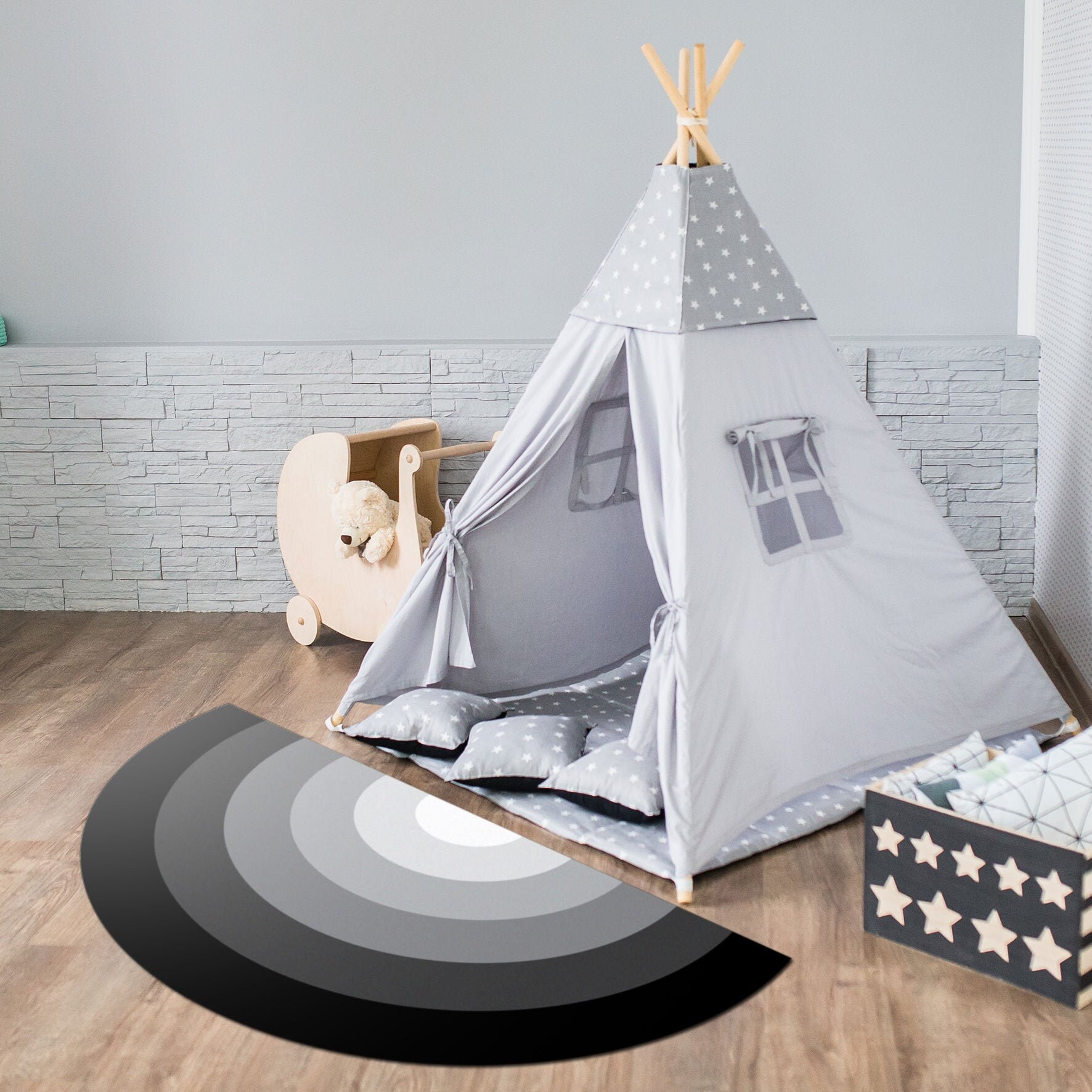 Rainbow Activity Rug Nursery Rug Play Rug Nursery Decor - Etsy