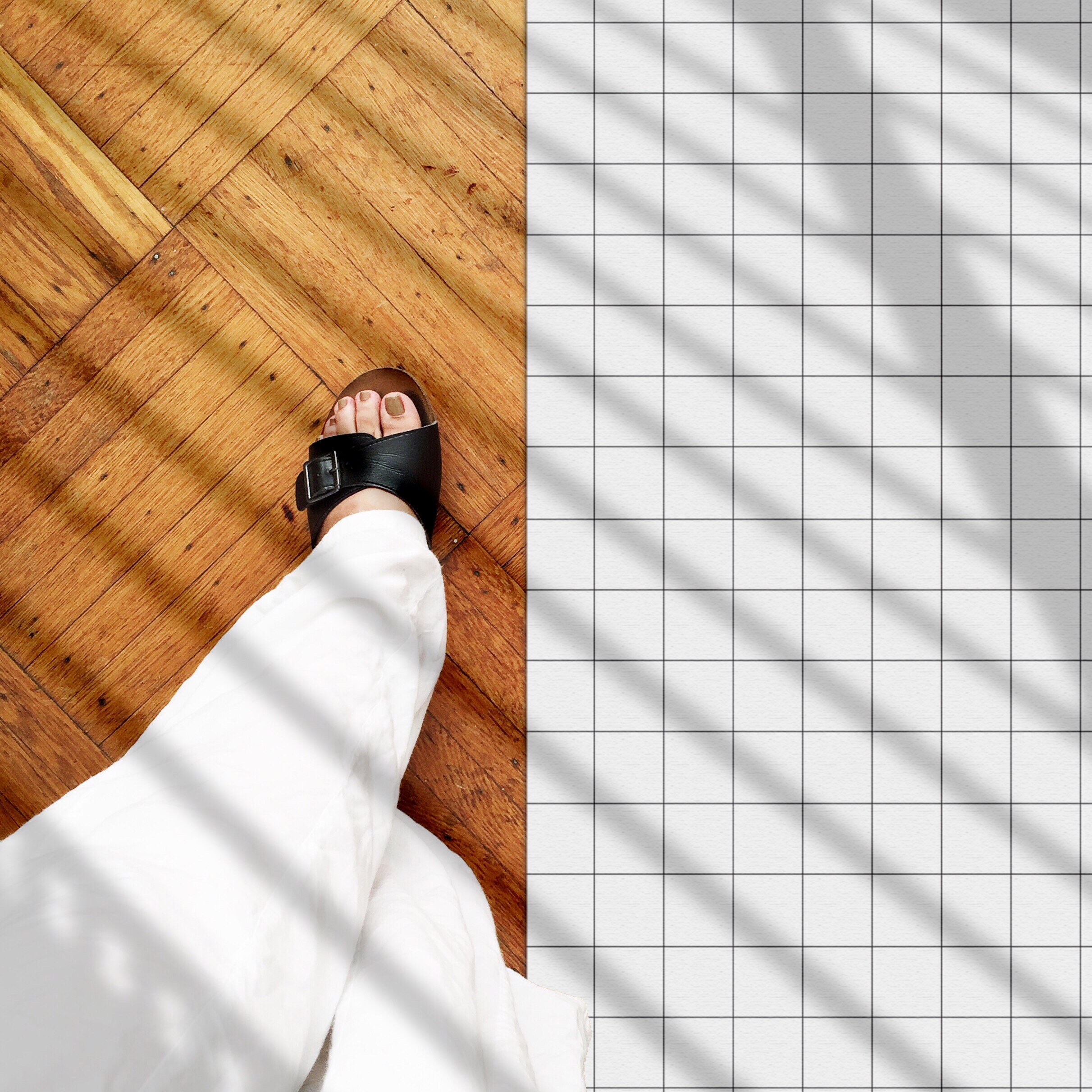 Minimalist Grid Floor Mat Scandinavian Rug Modern Rug | Etsy