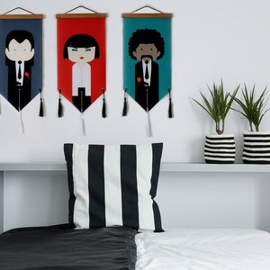 Pulp Fiction, Flag Banner, Flag Wall Hanging, Wall Decor, Wall Hanging ...