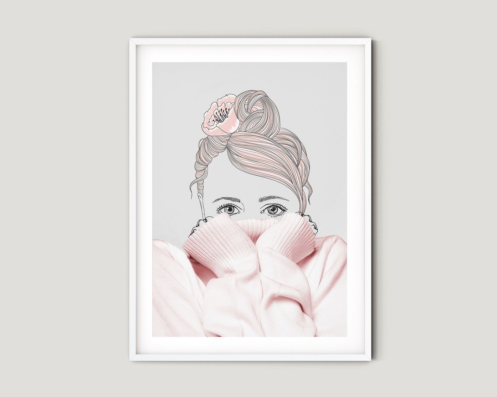 You Make Me Blush PRINTABLE Posters Scandinavian Style - Etsy