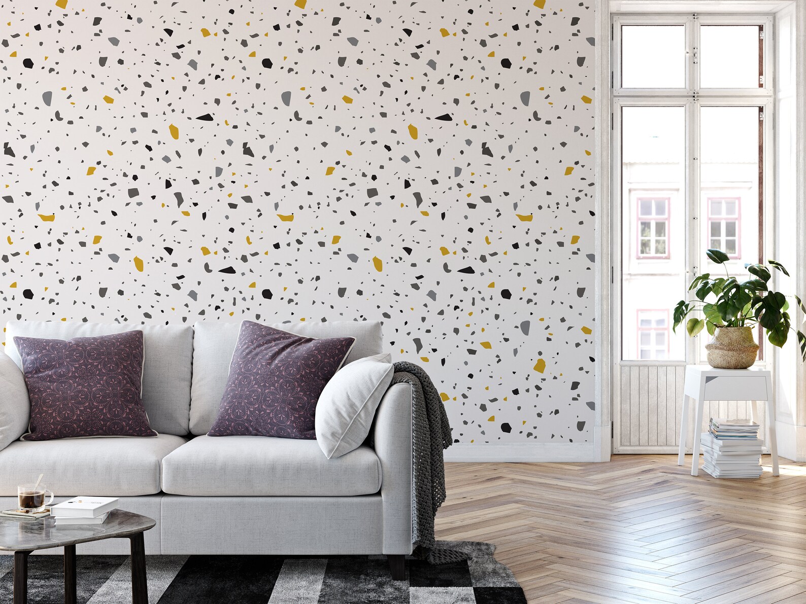 Sticker Wallpaper Easy DIY Apply Paper Free Peel and Stick Selfadhesive ...