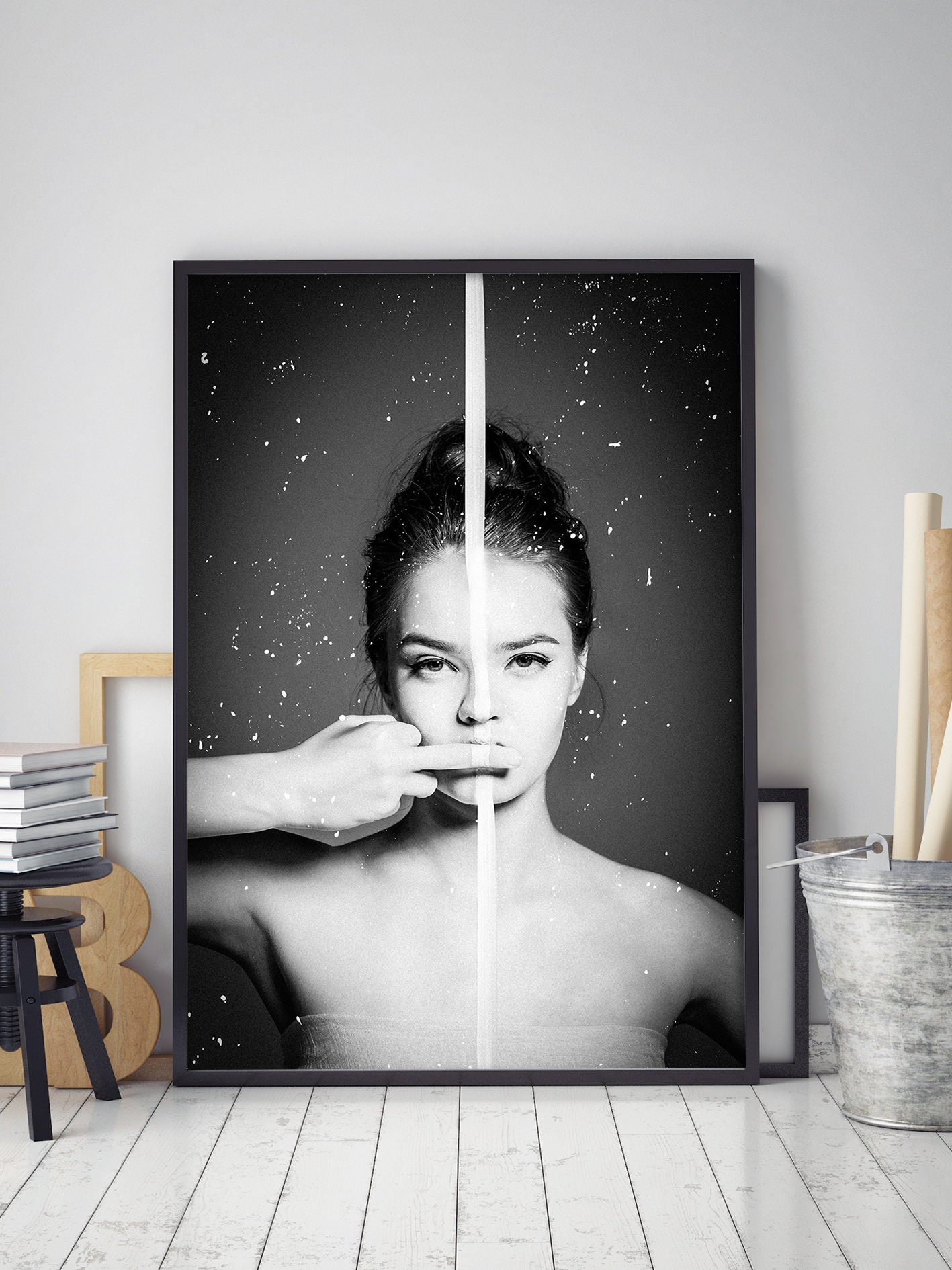 Finger PRINTABLE Posters Scandinavian Style Modern Prints | Etsy