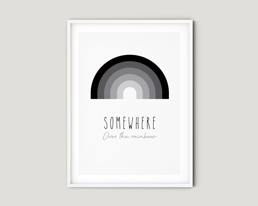 Grey, Rainbow, PRINTABLE Posters Scandinavian Style Modern Prints, Home ...