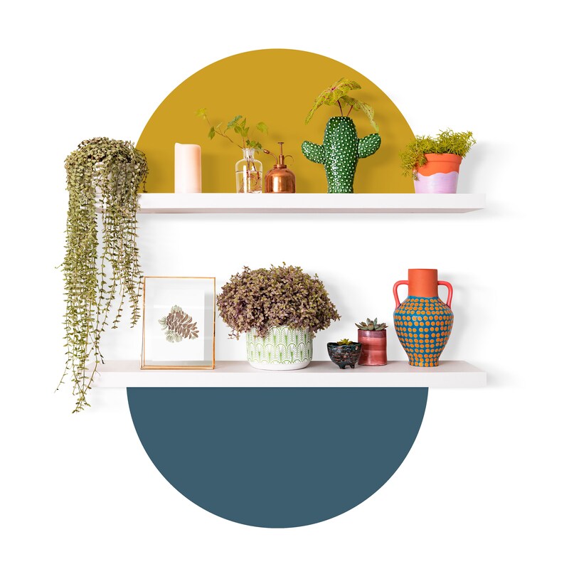 Half Circle Wall Decal - Etsy