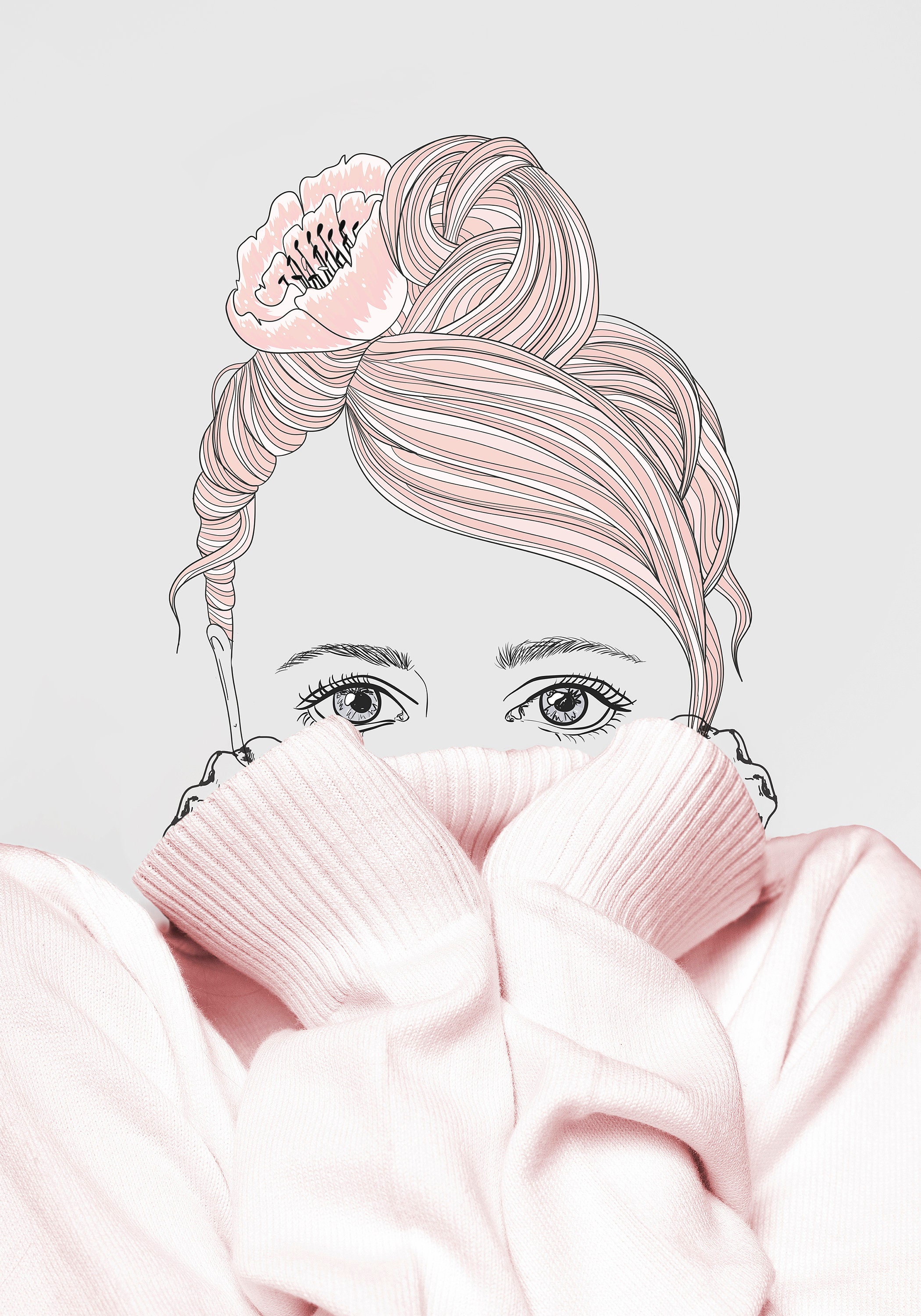 You Make Me Blush PRINTABLE Posters Scandinavian Style | Etsy