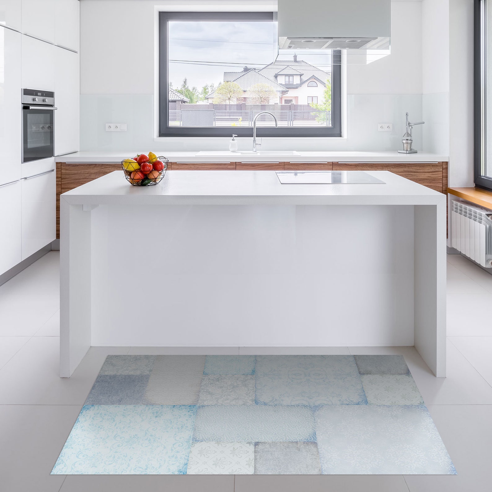 Shabby chic stylish floor mat Rug Linoleum area rug | Etsy