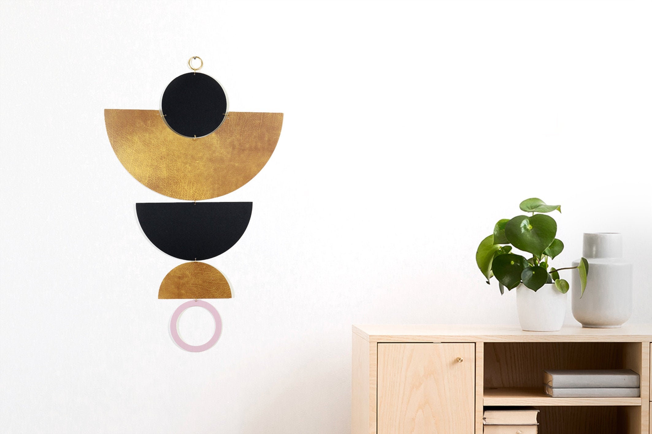 Wall Jewellery Gold Balance Wall hanging Wall mobile Wall | Etsy