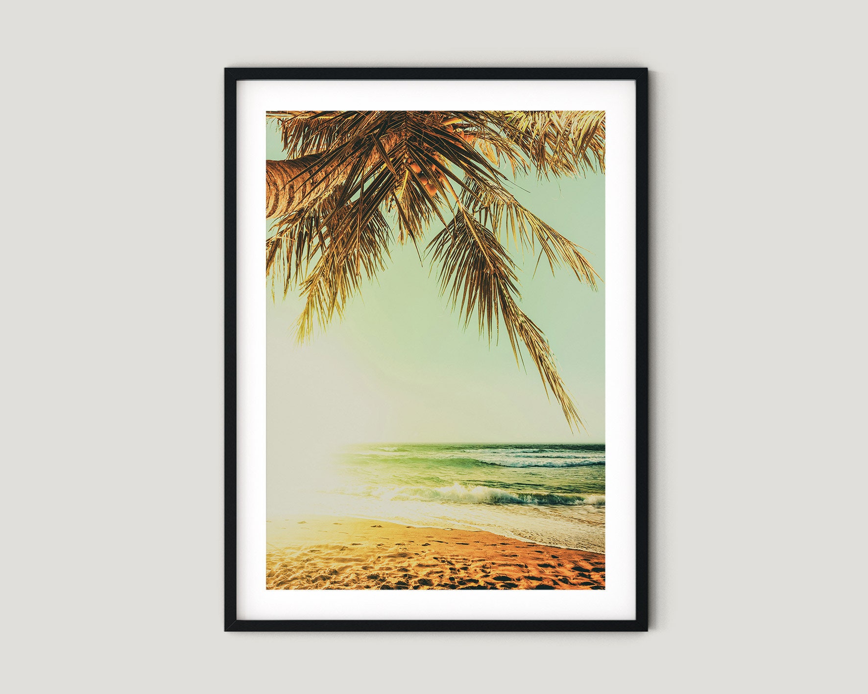 Beach PRINTABLE Posters Scandinavian Style Modern Prints Home | Etsy