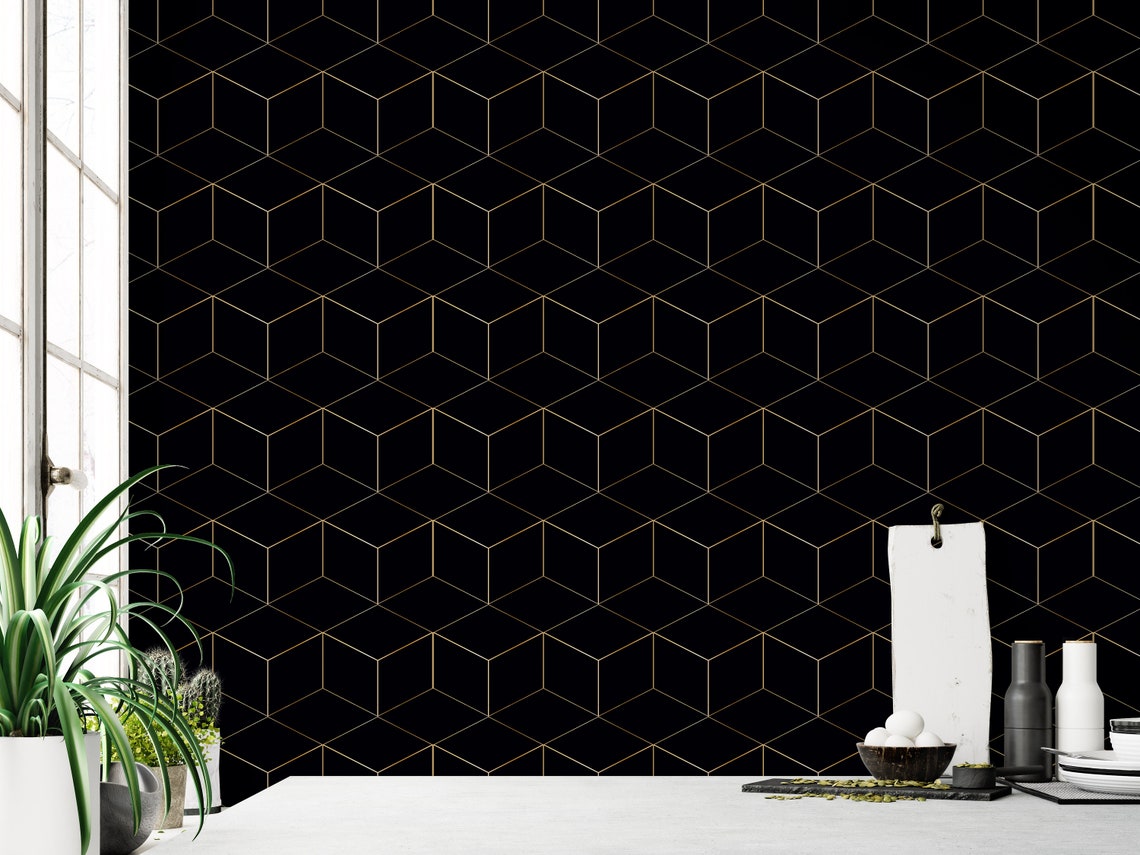 Sticker Wallpaper Easy DIY Apply Paper Free Peel and Stick | Etsy