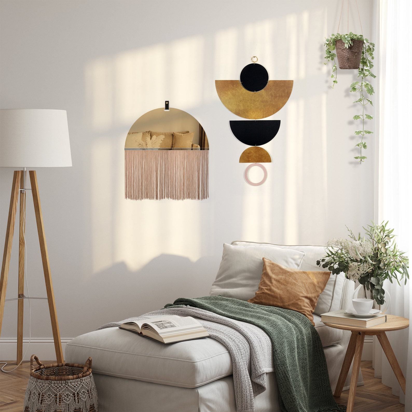 Wall Jewellery, Gold Balance, Wall Hanging, Wall Mobile, Wall ...