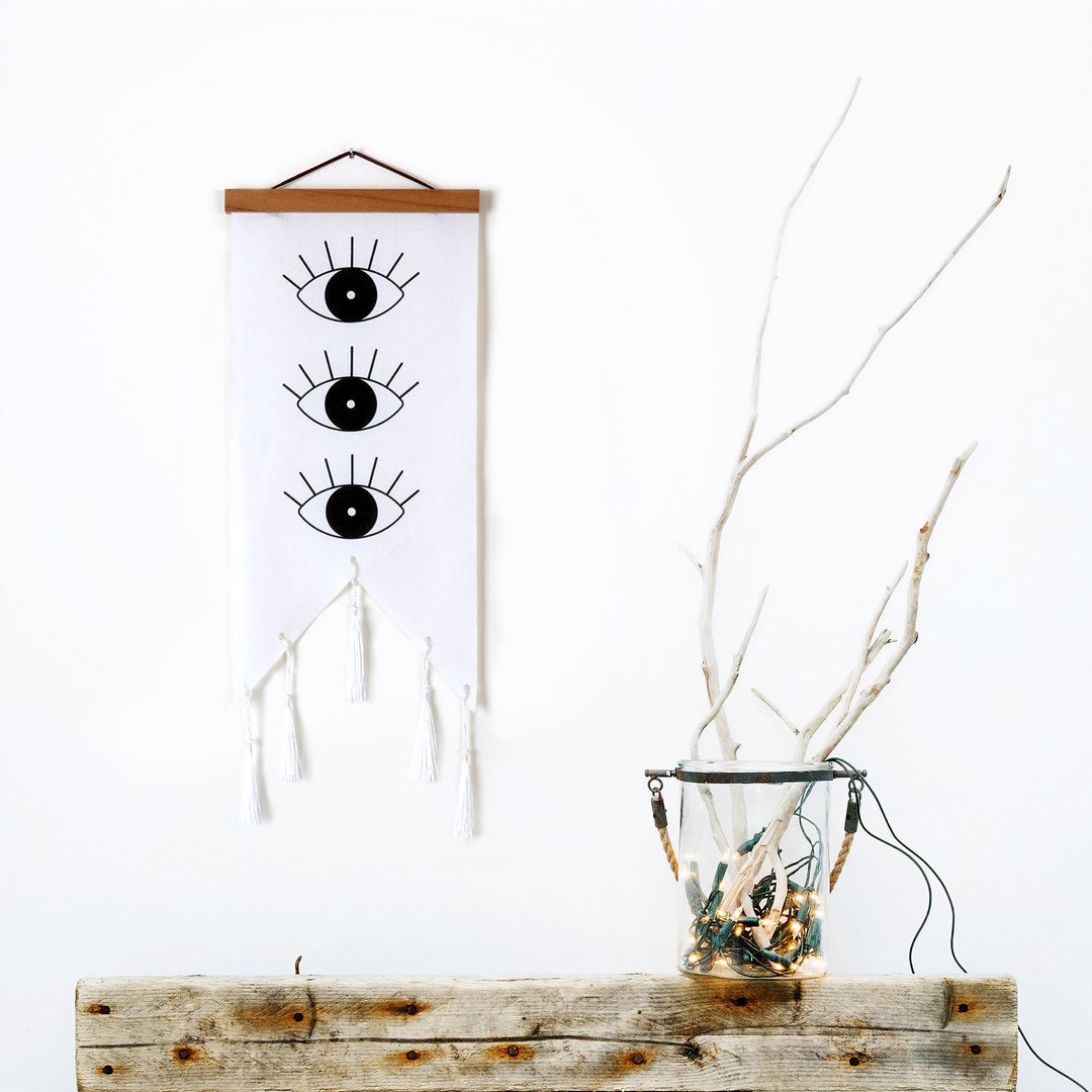 Boho Chic, Flag Banner, Flag Wall Hanging, Wall Decor, Wall Hanging ...