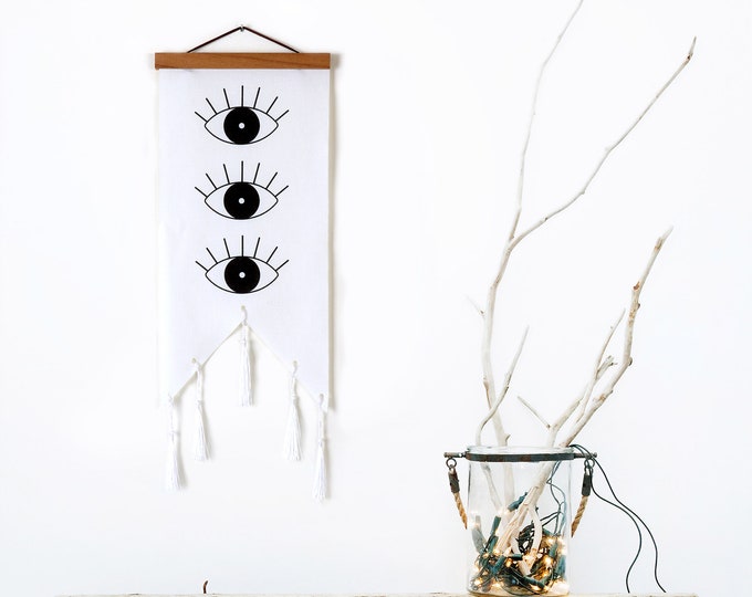 Boho Chic, Flag Banner, Flag Wall Hanging, Wall Decor, Wall Hanging ...