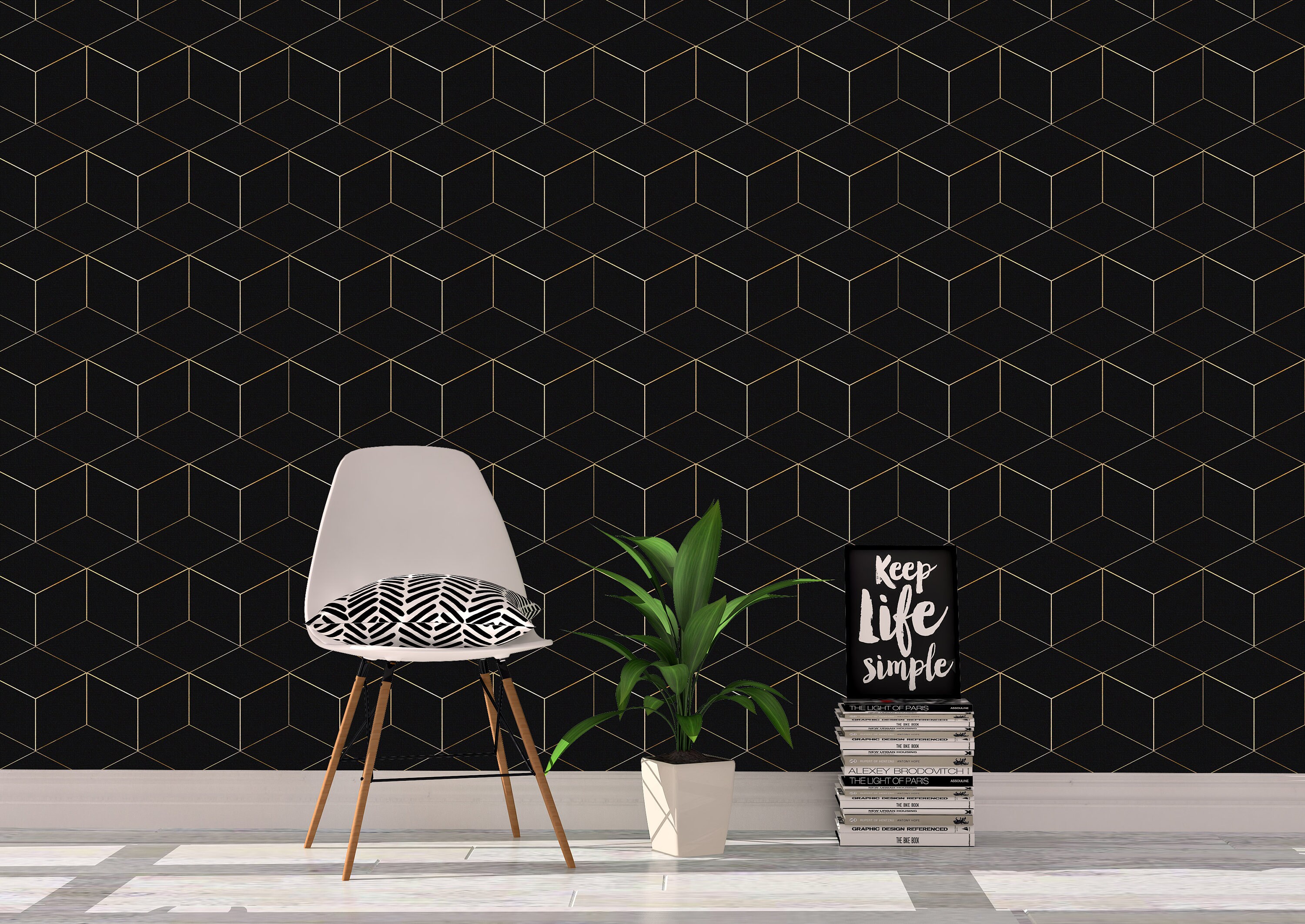 Sticker Wallpaper Easy DIY Apply Paper Free Peel and Stick | Etsy