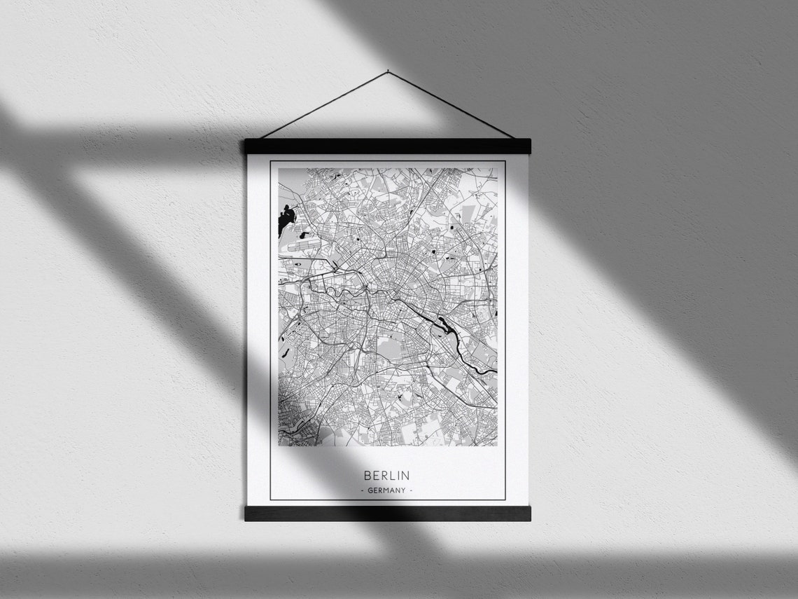 Berlin Germany PRINTABLE Poster Typography Print Home Decor - Etsy