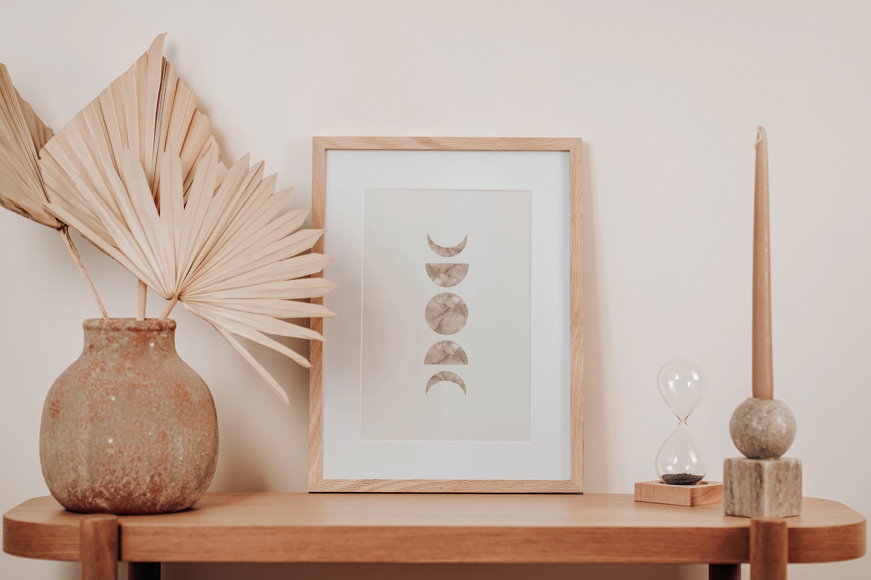 Moon Balance PRINTABLE Poster Scandinavian Style Geometric - Etsy