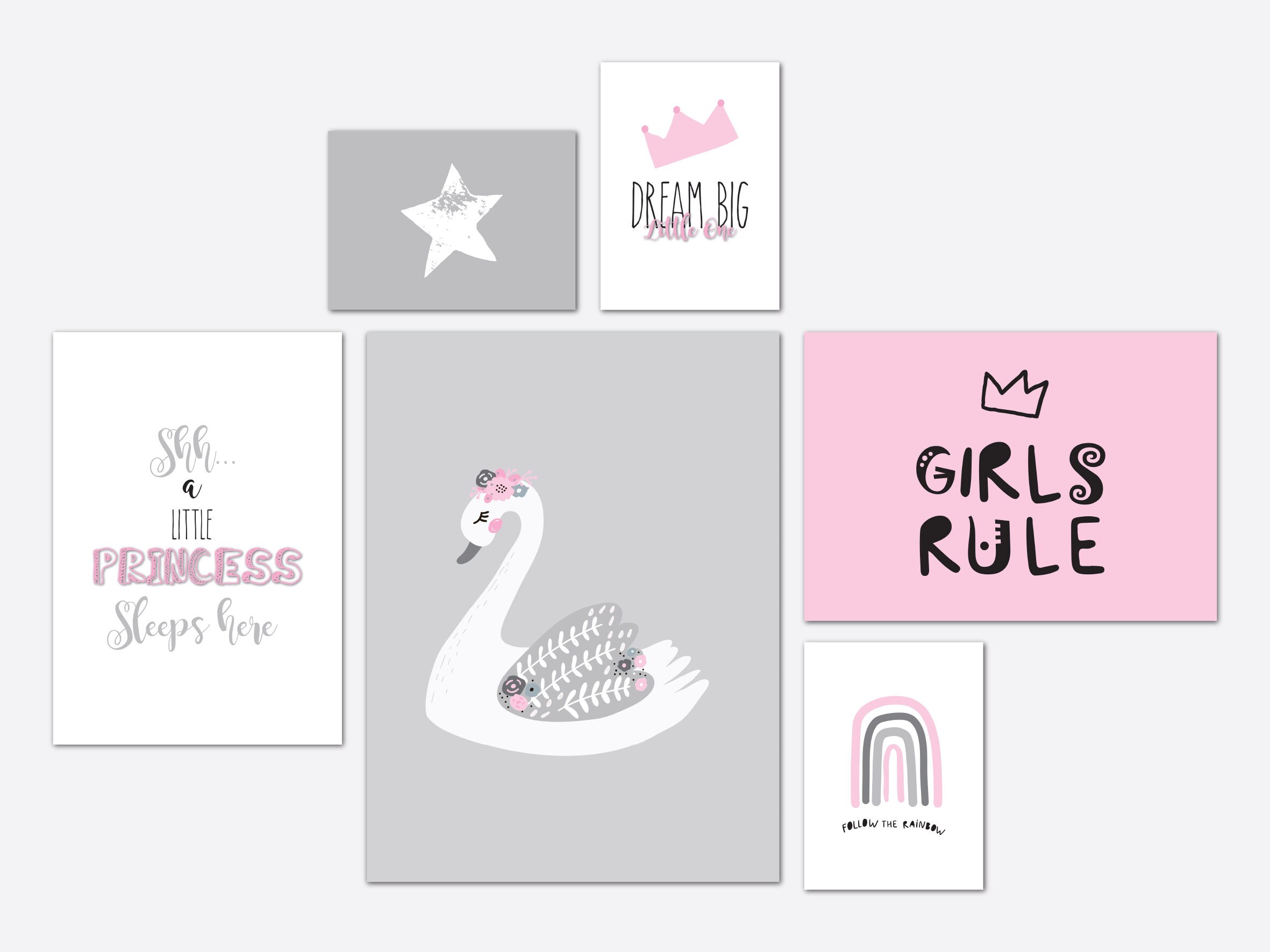 Wall Prints Wall Collage Girls Rule Printable Poster | Etsy