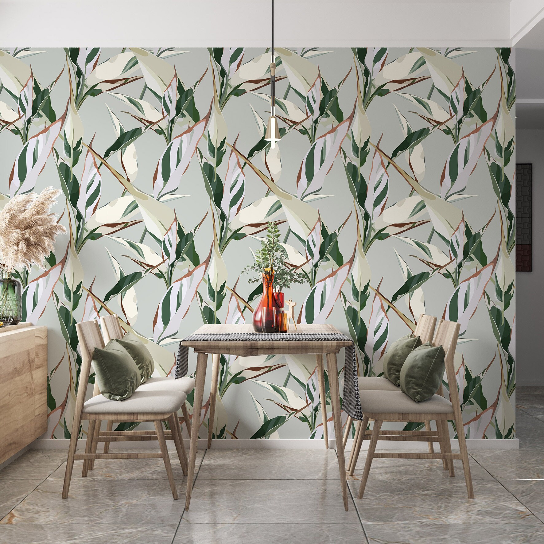 Sticker wallpaper easy DIY apply Paper free peel and | Etsy