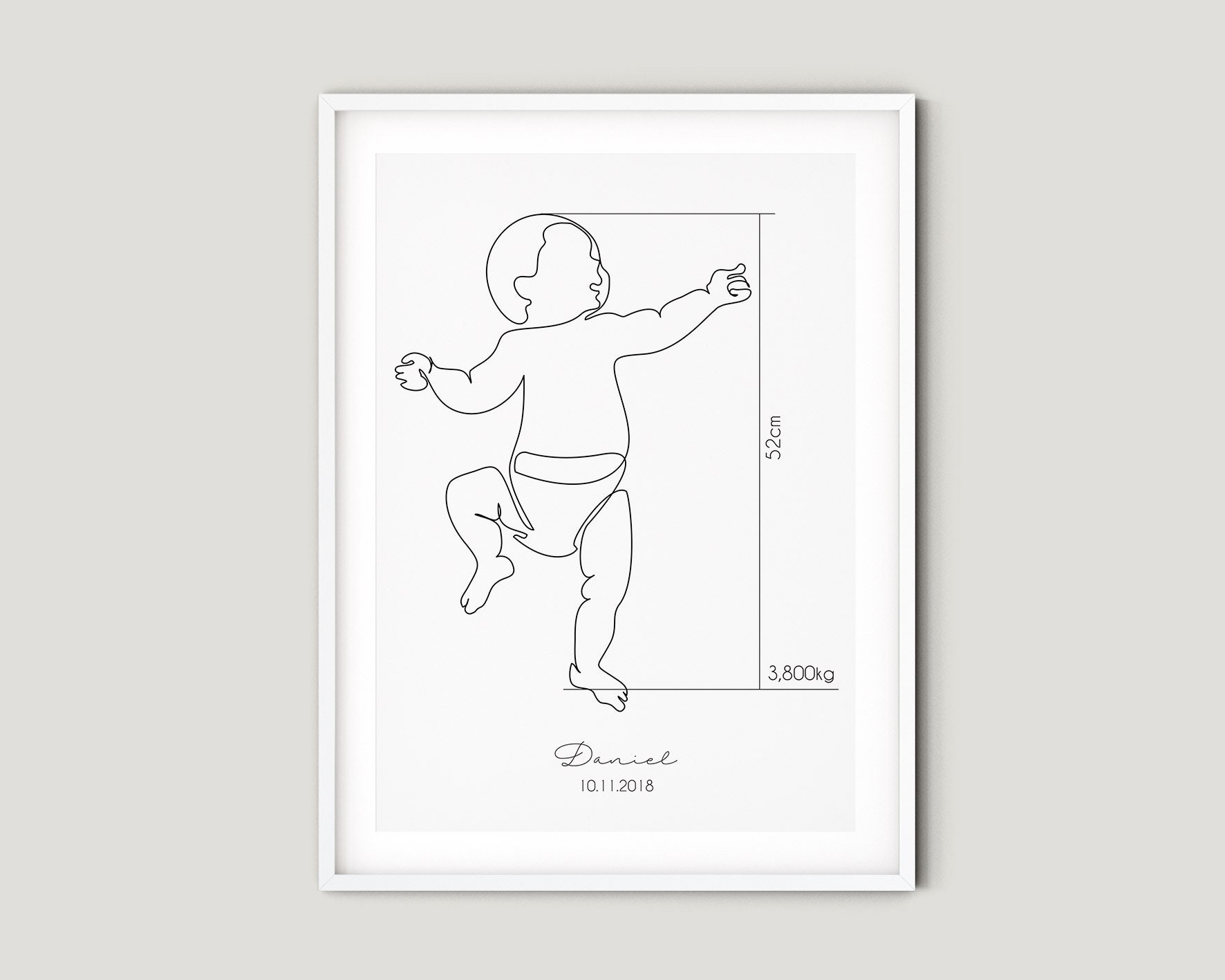 Real Size, Baby Print, Baby Name, Weight and Height, Date of Birth ...