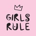 Wall Prints, Wall Collage, Girls Rule, Printable Poster, Scandinavian ...