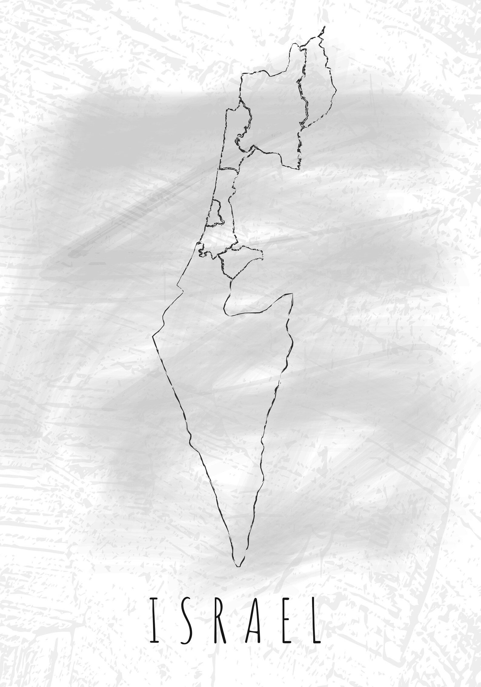 ISRAEL PRINTABLE Poster Typography Print Home Decor | Etsy