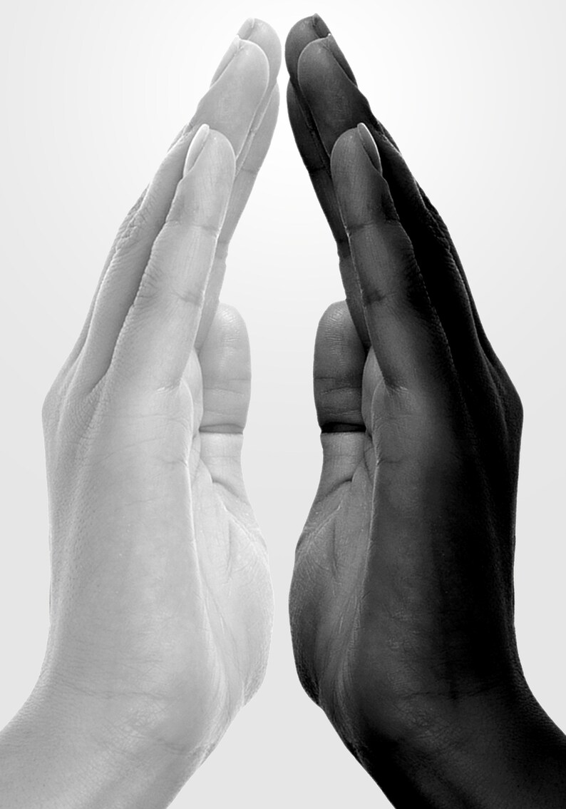Black & White Hands PRINTABLE Posters Scandinavian Style - Etsy