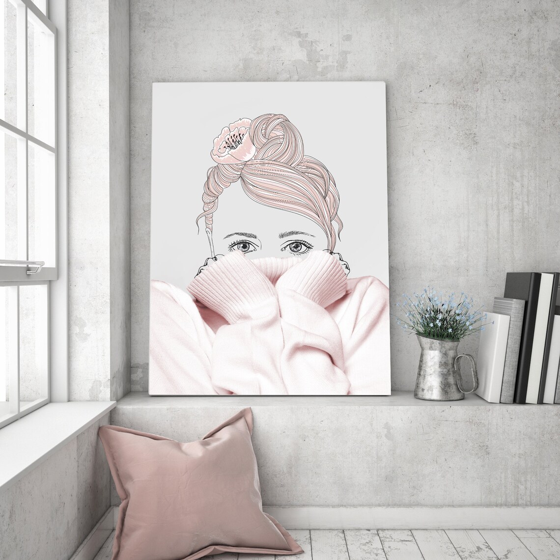 You Make Me Blush PRINTABLE Posters Scandinavian Style - Etsy