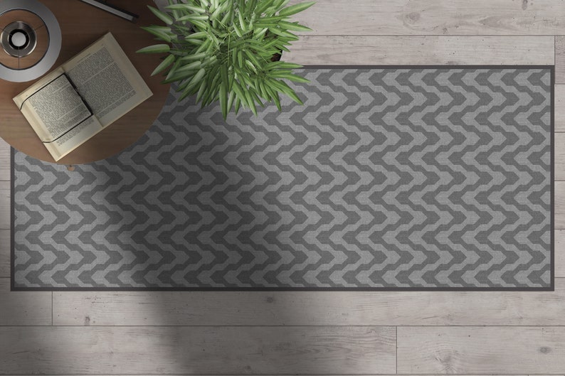 Geometric floor mat Scandinavian rug Modern rug Decorative | Etsy