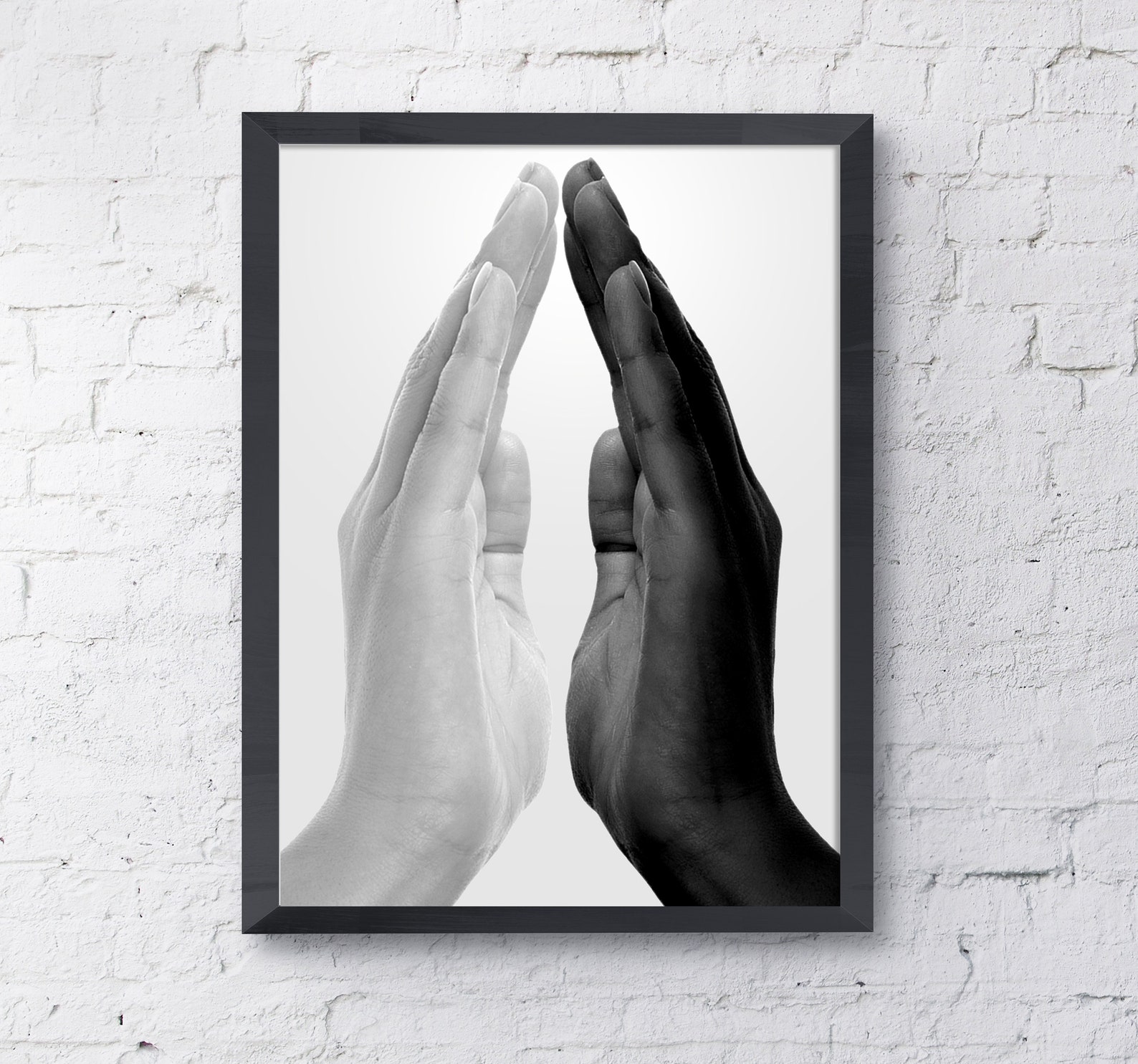 Black & White Hands PRINTABLE Posters Scandinavian Style - Etsy