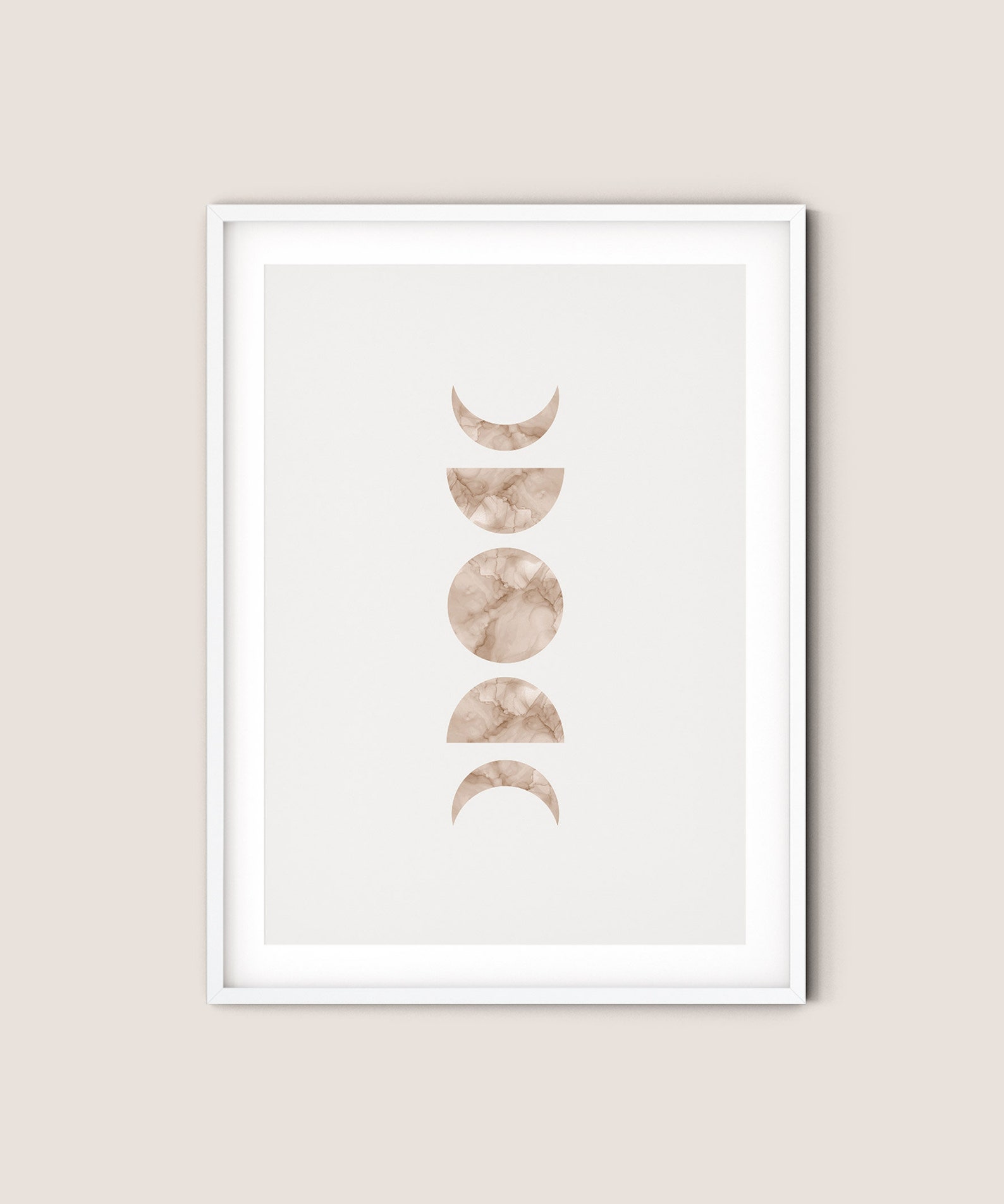 Moon Balance PRINTABLE Poster Scandinavian Style Geometric - Etsy