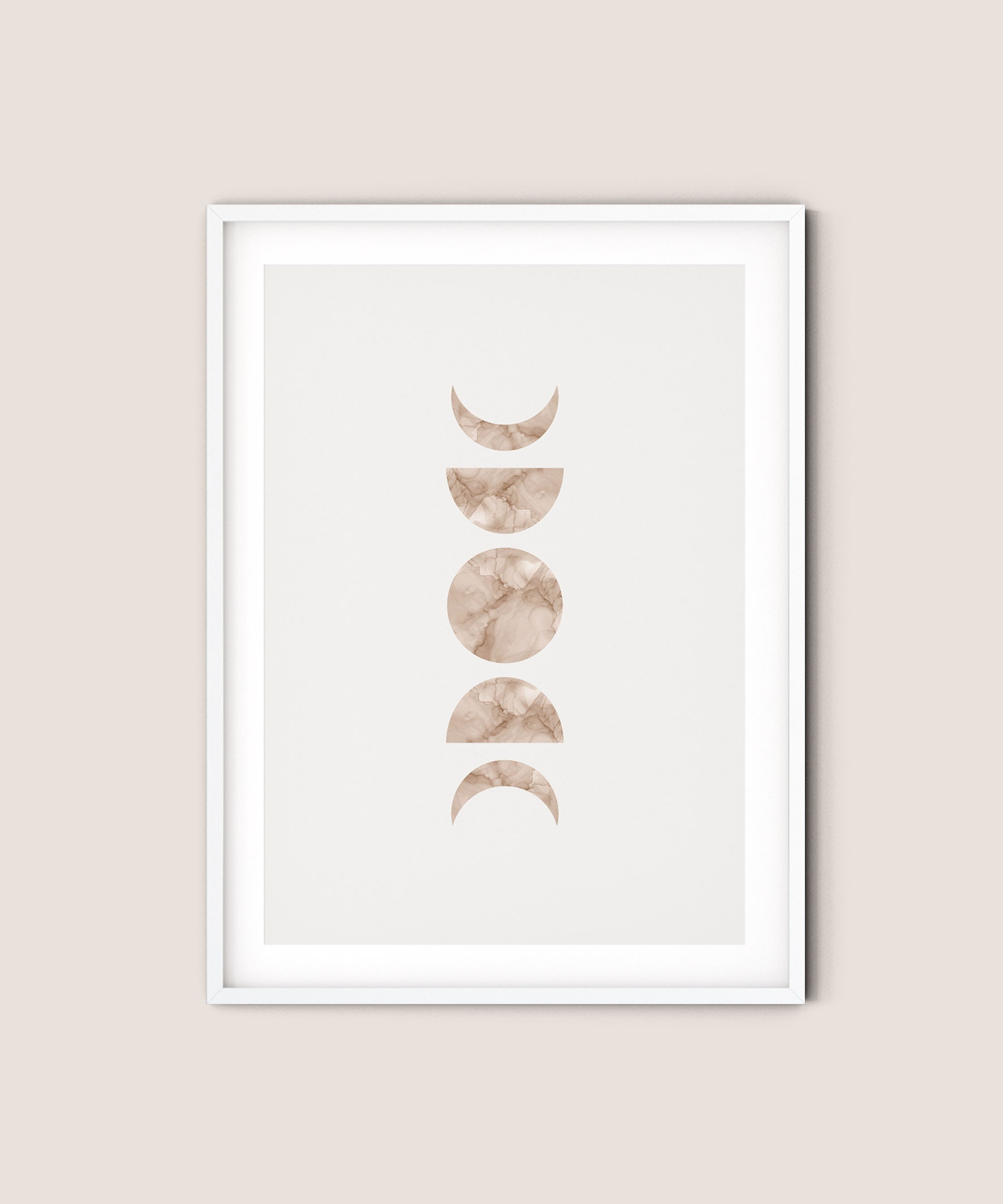 Moon Balance PRINTABLE Poster Scandinavian Style Geometric - Etsy