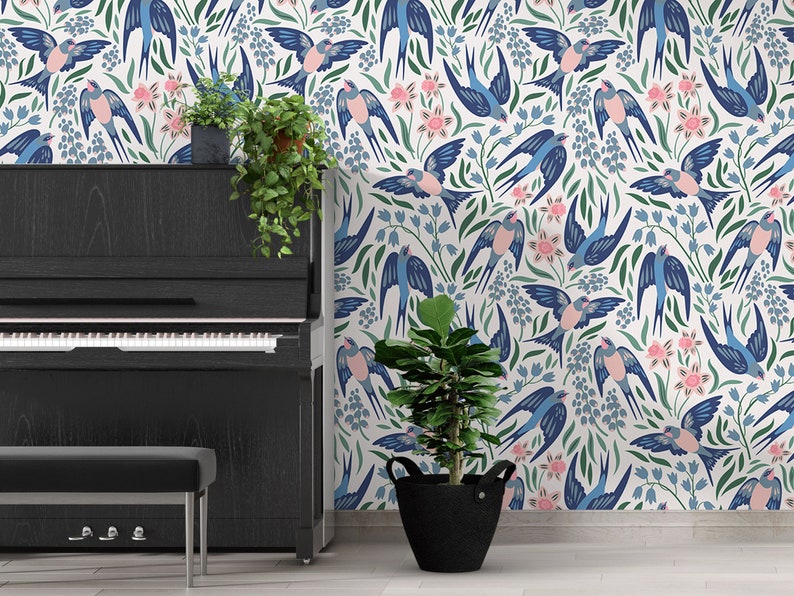 Sticker Wallpaper Easy DIY Apply Paper Free Peel and - Etsy