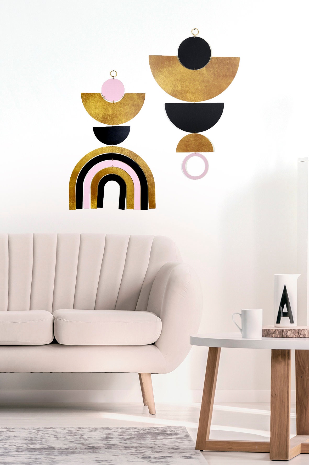 Wall Jewellery Gold Balance Wall hanging Wall mobile Wall | Etsy