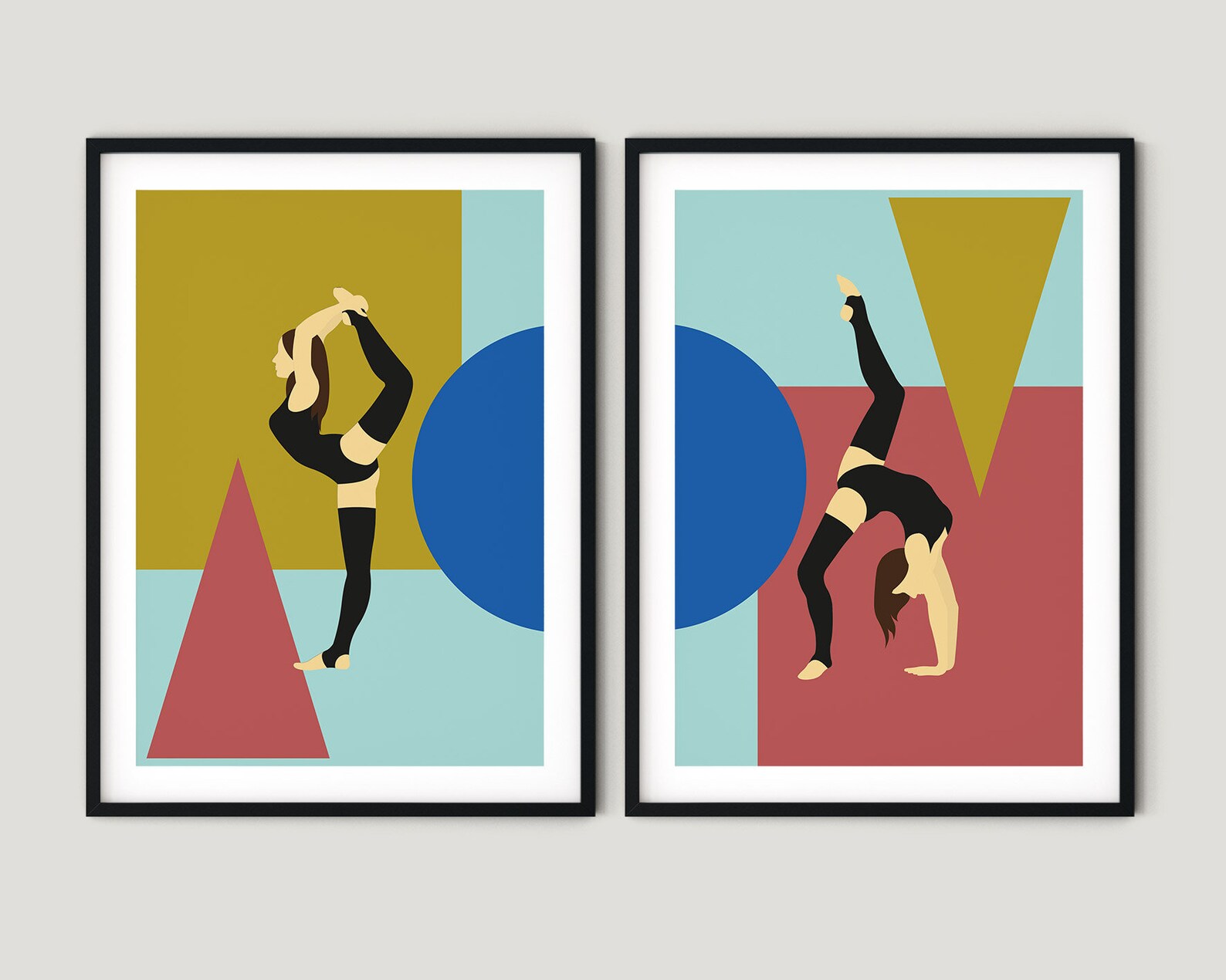 Dancers PRINTABLE Posters colorful cute modern Prints Home | Etsy