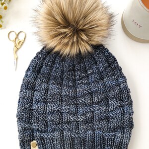 KNITTING PATTERN | Lost in the Labyrinth Beanie Pattern | Beanie ...