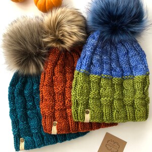 Knitting Pattern | MENDOCINO BEANIE by Aspen Leaf Knits | Hat Knitting ...