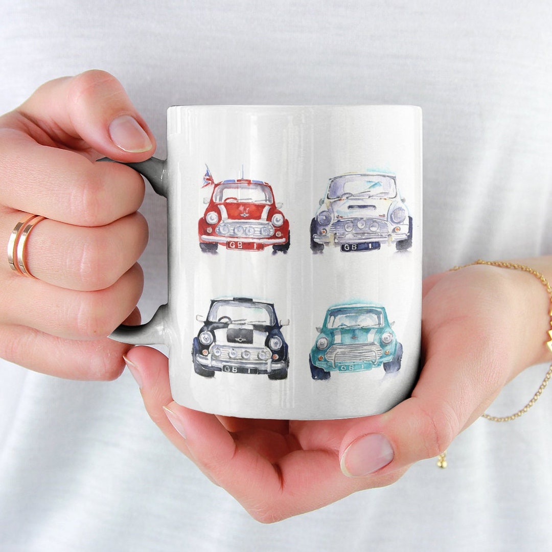 Classic Mini Car Mug Vintage & Retro Mini Cooper Auto Model Gift - Etsy UK