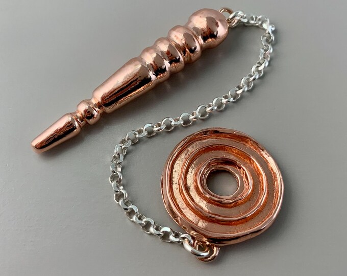 Handmade Healing & Grounding Pendulum, Solid Copper Pendulum, Positive ...
