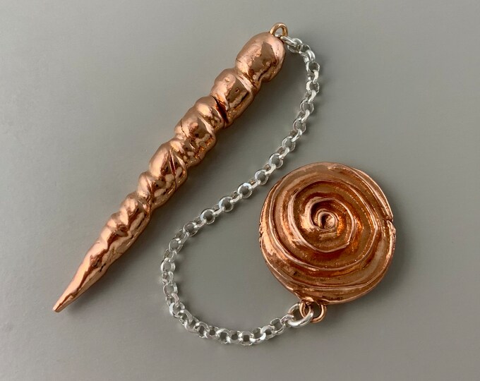 Handmade Healing & Grounding Pendulum, Solid Copper Pendulum, Positive ...