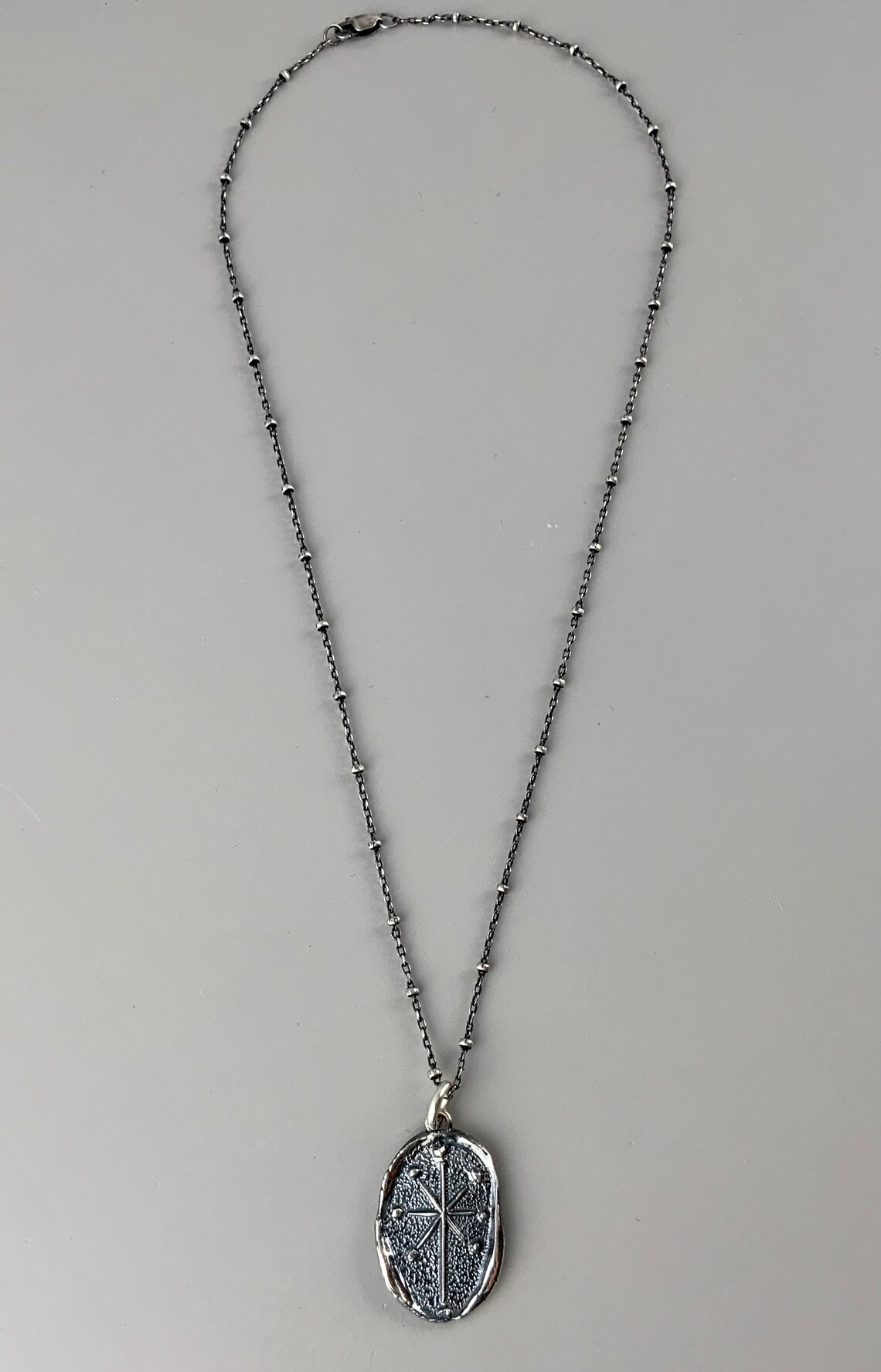 Pure Silver Celestial Star Talisman, Spiritual Amulet - Etsy